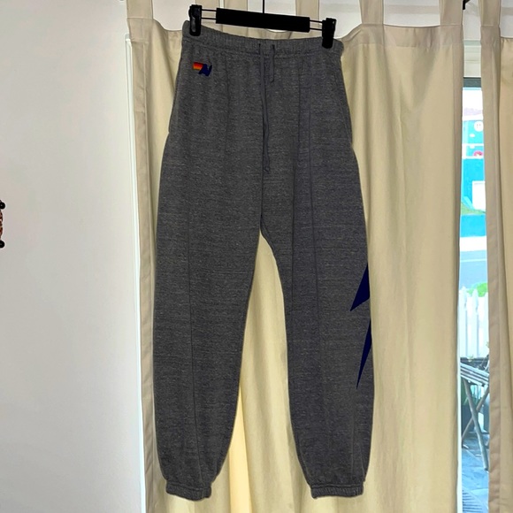 Aviator Nation | Pants & Jumpsuits | Aviator Nation Gray Sweats With ...